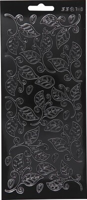 Køb Klistermærker - Blade - Sort - Gucca.dk