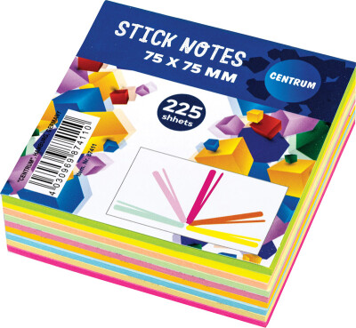Køb Sticknotes Magic 75 X 75 Mm - Centrum - Gucca.dk