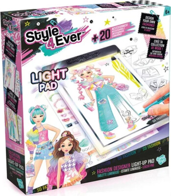 Køb Style 4 Ever - Fashion Designer Pad Med Lys - 320 fra Canal Toys ...