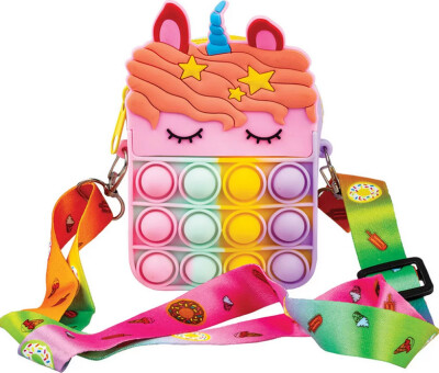 Taske / Pung Unicorn Pop It - Centrum | Se tilbud og køb på Gucca.dk
