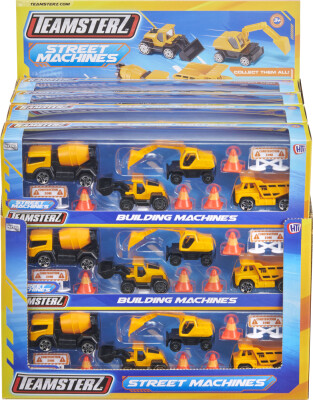 Teamsterz - Street Machines - Building Machines - Gravemaskiner Legetøj ...