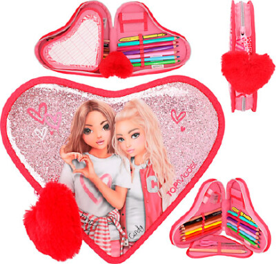 Top Model - Penalhus Med Indhold - Hjerte - One Love - Pink | Se tilbud ...