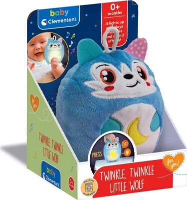 Køb Sovebamse Med Lys Og Lyd - Ulv - Baby Clementoni - Gucca.dk