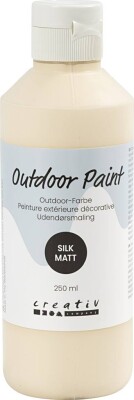 Køb Udendørsmaling - Silkemat - Dækkende - Hvid - 250 Ml fra Creativ ...