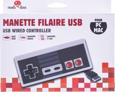 Køb Usb Nes Controller For Pc/Mac fra Freaks And Geeks - Gucca.dk