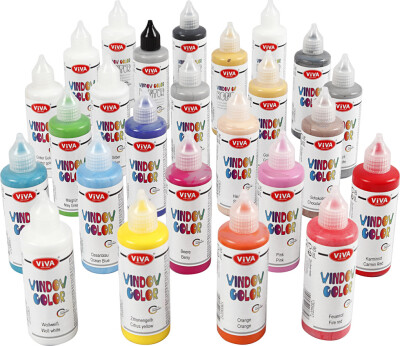 Viva Decor Window Color - Assorterede Farver - 25x90 Ml | Se tilbud og ...