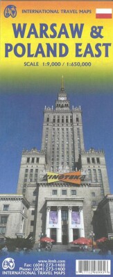 Køb Warsaw & Poland East Travel Reference Map - english book - Gucca.dk