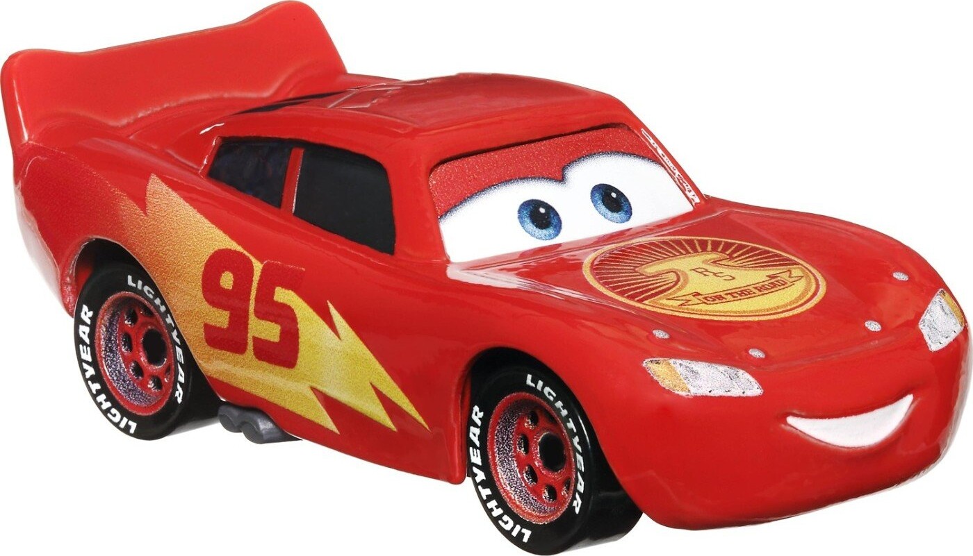 Disney Cars Bil - Road Trip Lynet Mcqueen - Metal - 1:55 | Se tilbud og ...
