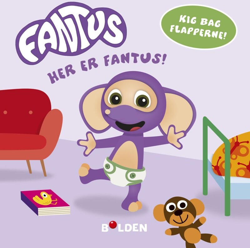 Fantus - Her Er Fantus! af Bolden - Indbundet Bog - Gucca.dk