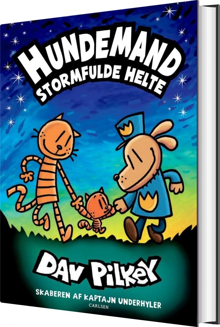Hundemand 10 - Stormfulde Helte af Dav Pilkey - Indbundet Bog - Gucca.dk