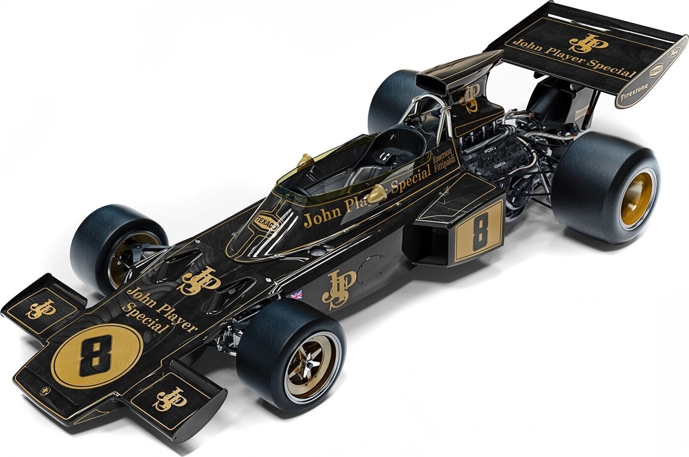 Pocher - Lotus 72d Model Bil Byggesæt - 1:8 - Hk114 | Se tilbud og køb ...