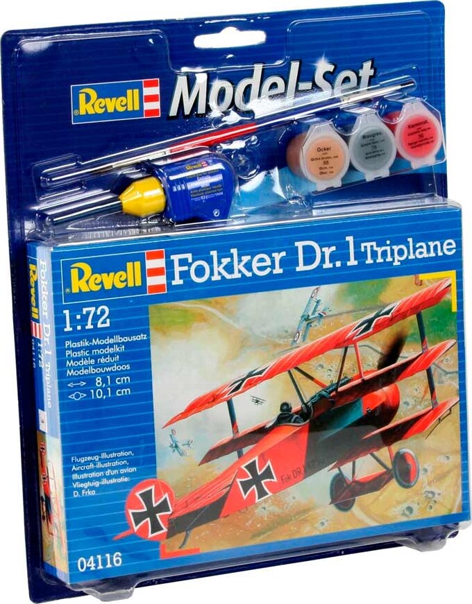 Revell - Fokker Dr. 1 Triplane Modelfly - 1:72 - 64116 | Se tilbud og ...