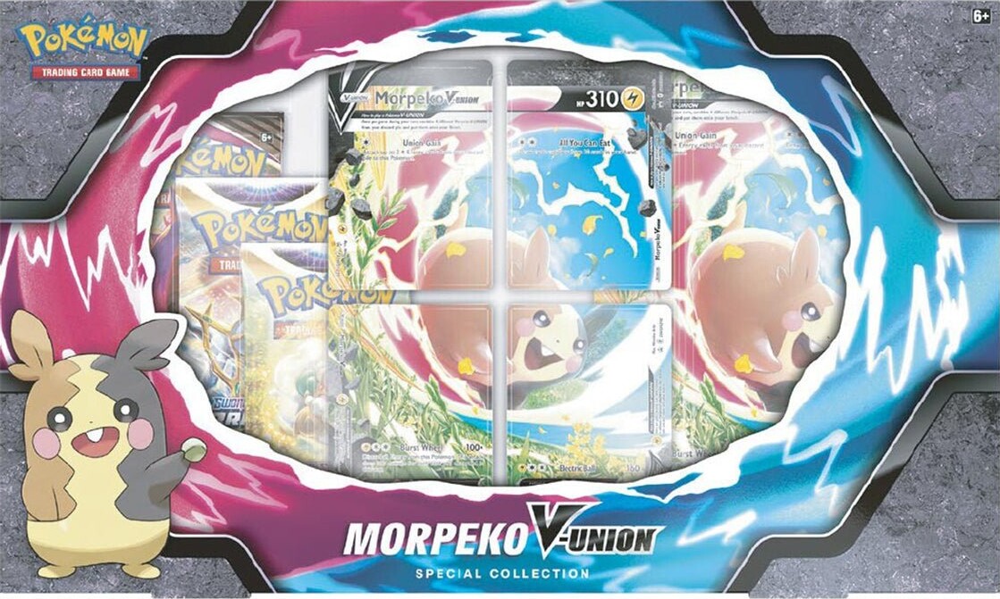 Pokémon Kort - Morpeko V-union Box - Trading Card Game | Se tilbud og ...