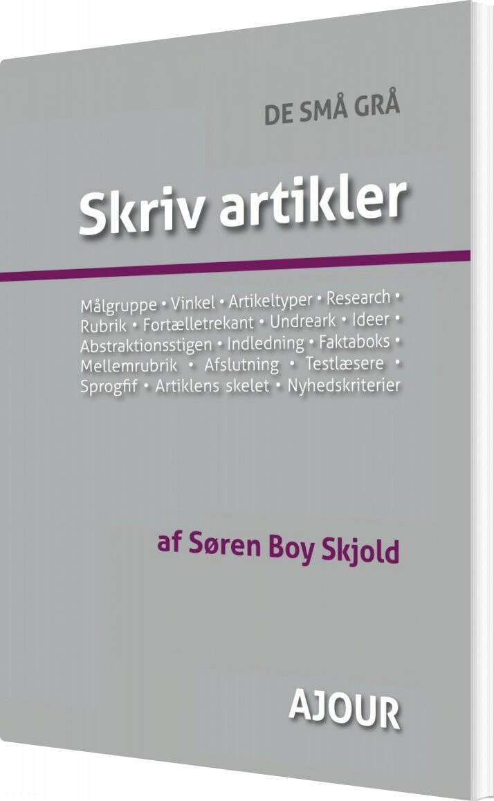 Skriv Artikler af Søren Boy - Hæftet Bog - Gucca.dk
