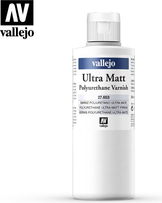 Vallejo - Ultra Matt Polyurethane Varnish 200 Ml - Polyurethan Lak | Se ...