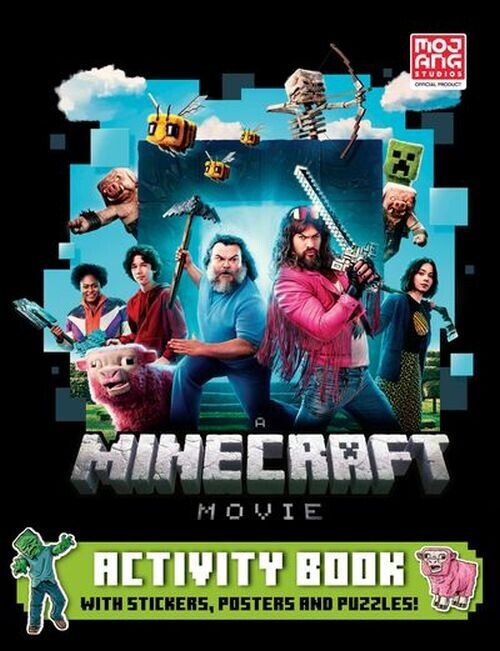 A Minecraft Movie: Activity Book : With Stickers, Posters And Puzzles ...