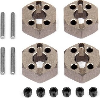 Aluminum Locking Hex Wheel Hub - 12mm/4pcs - Hp108020 - Hpi Racing | Se ...