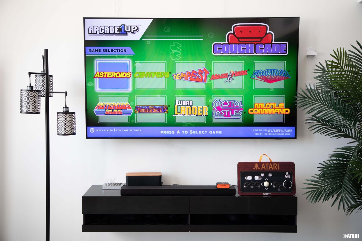 Køb Arcade 1 Up - Atari Couchcade - Spil 10 Arkadespil På Dit Tv fra ...