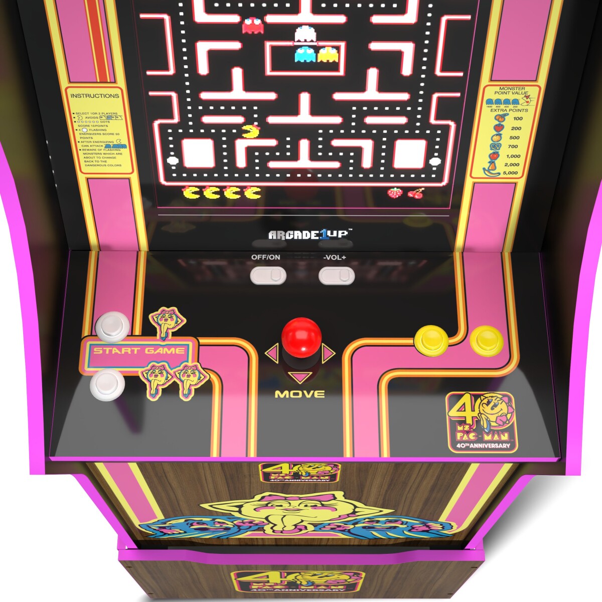Køb Arcade 1 Up - Ms. Pac-man 40th Anniversary Arkademaskine fra ...