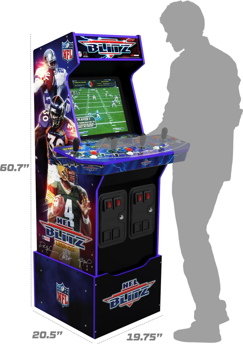Arcade 1 Up - Nfl Blitz Legends Arkademaskine - 3 Spil | Se tilbud og ...