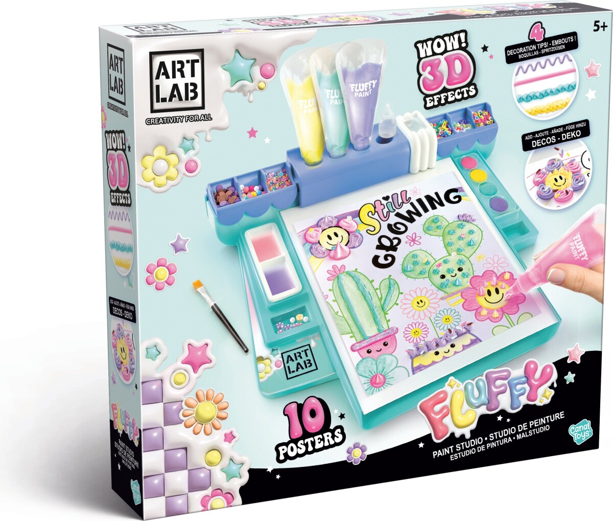 Køb Art Lab - Fluffy Paint Studio fra Canal Toys - Gucca.dk