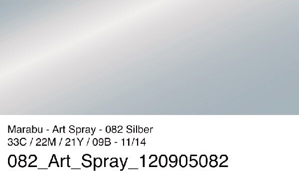 Køb Marabu - Art Spray - Akryl Spraymaling - Sølv - 50 Ml - Gucca.dk