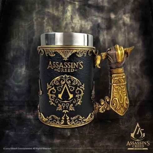 Assassin's Creed Tankard - Through The Ages - Black & Gold - Krus | Se ...