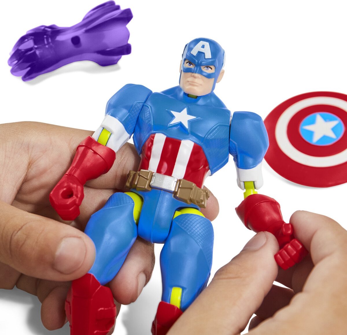 Avengers - Marvel Captain America Mix Mashers Actionfigur | Se tilbud ...