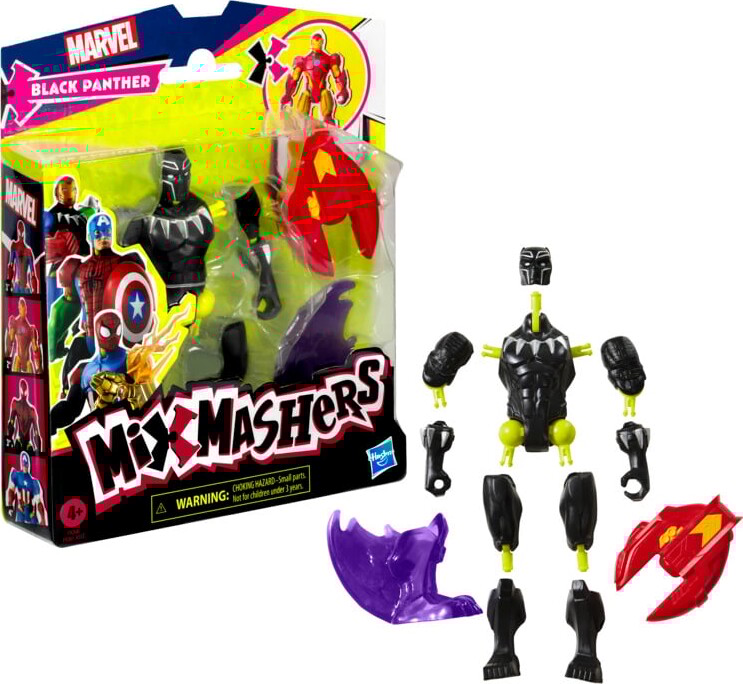 Avengers - Mix Mashers Marvel Black Panther Actionfigur | Se tilbud og ...