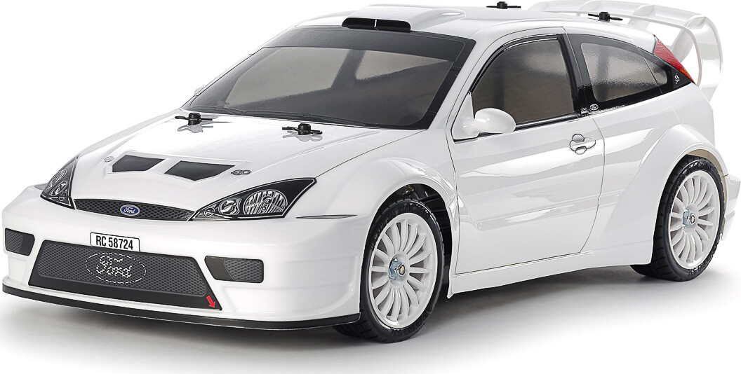 Tamiya - Rc Ford Focus Rs Custom 2003 Tt-02 Fjernstyret Bil Byggesæt ...