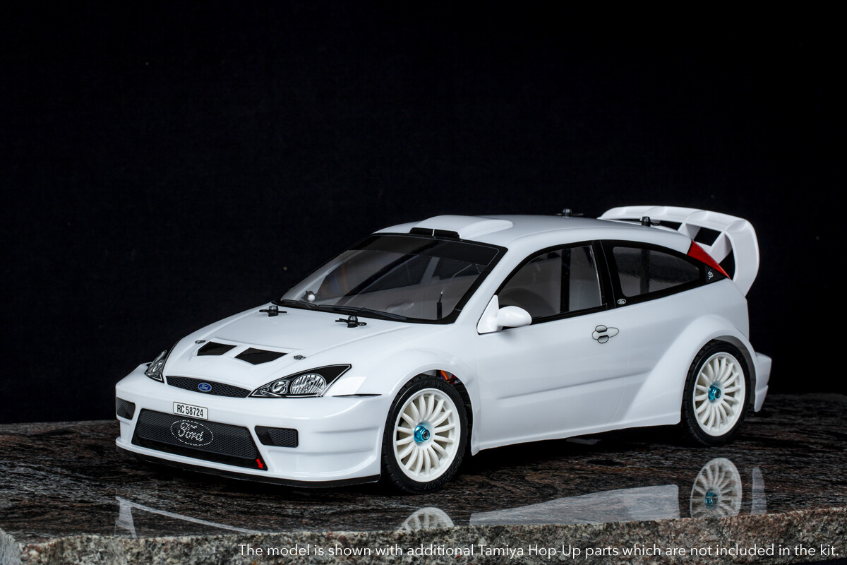 Tamiya - Rc Ford Focus Rs Custom 2003 Tt-02 Fjernstyret Bil Byggesæt ...