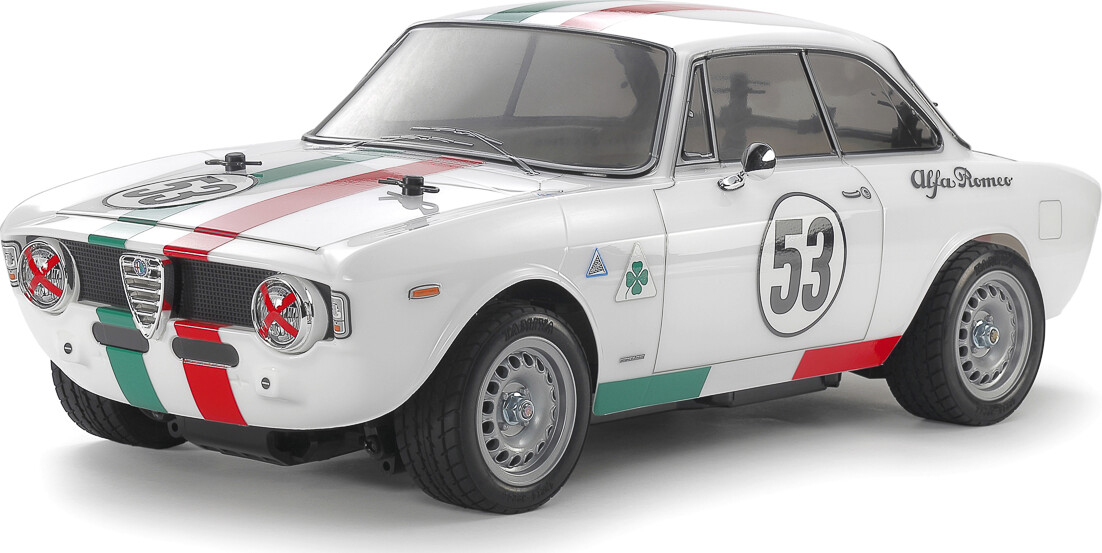 Køb Tamiya - Rc Alfa Romeo Giulia Gta Byggesæt - 1/10 - 47501 - Gucca.dk