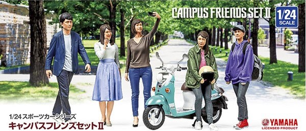 Køb Tamiya - Campus Friends Set 2 - Model Figurer - 1:24 - 24356 - Gucca.dk