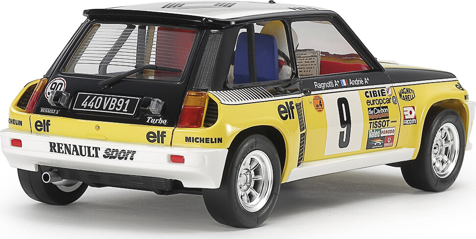 Køb Tamiya - Renault 5 Turbo Rally Model Bil Byggesæt - 1:24 - 24027 ...