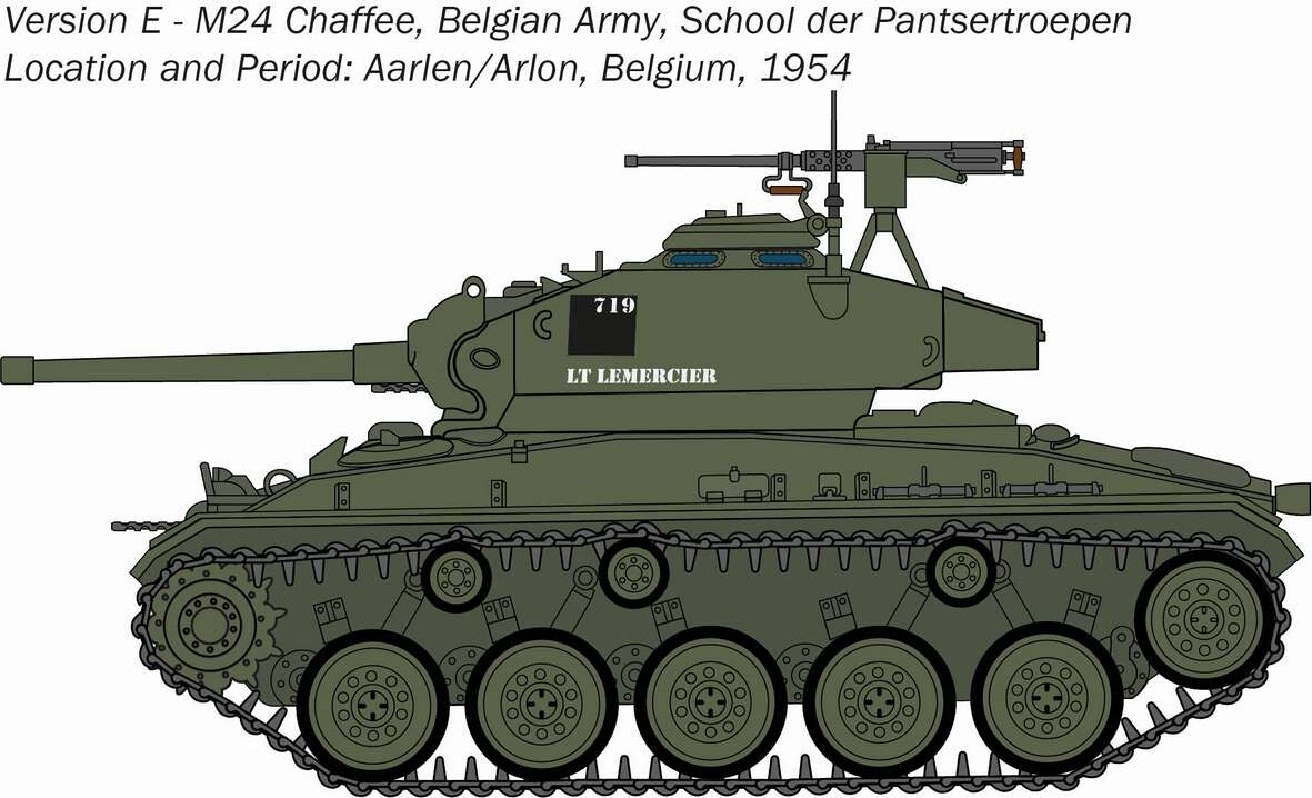 Køb Italeri - M24 Chaffee Model Tank Byggesæt - 1:35 - 6761 - Gucca.dk