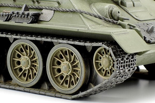 Tamiya - T-34-85 Russian Medium Tank Byggesæt - 1:48 - 32599 | Se ...