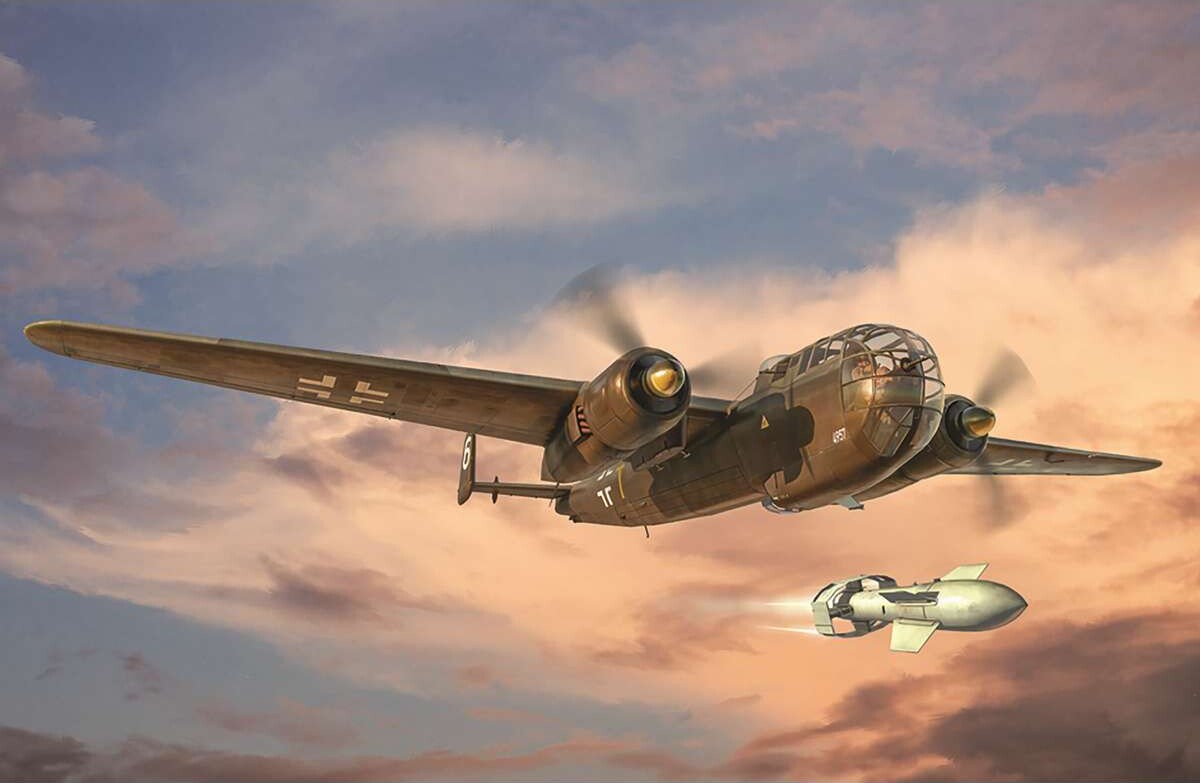 1:72 Donier Do-217 K2 With Fritz X - 1488s - Italeri | Se tilbud og køb på Gucca.dk