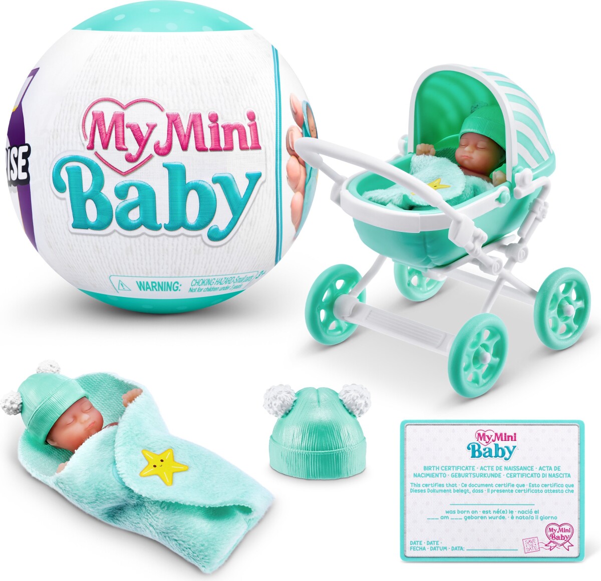 Køb Zuru - 5 Surprise - My Mini Baby - Series 1 - Surprise Legetøj ...