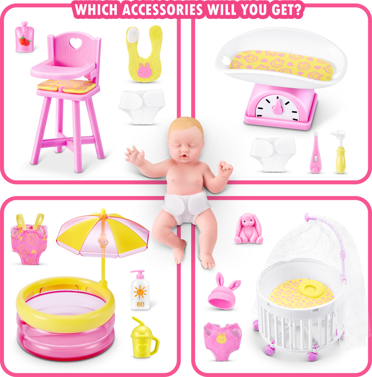 Køb Zuru - 5 Surprise - My Mini Baby - Figur Og Tilbehør - Series 2 - Gucca.dk