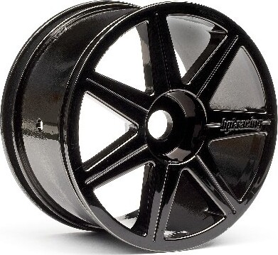 7 Spoke Black Chrome Trophy Truggy Wheel - Hp101156 - Hpi Racing | Se ...