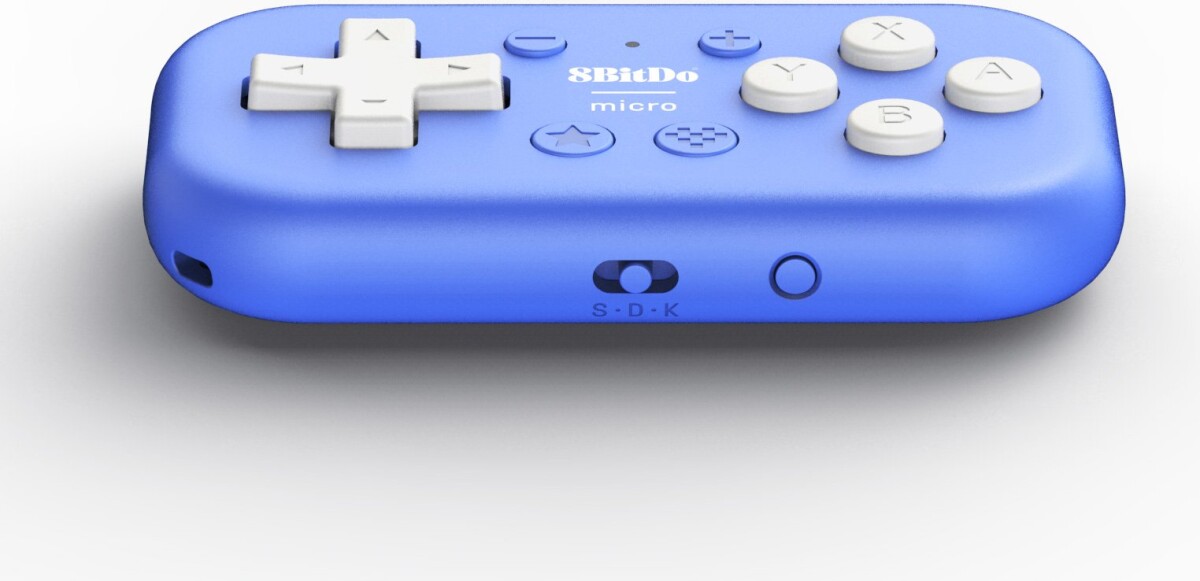 8bitdo - Micro - Bluetooth Controller Til Android Pc Macos - Blå | Se ...