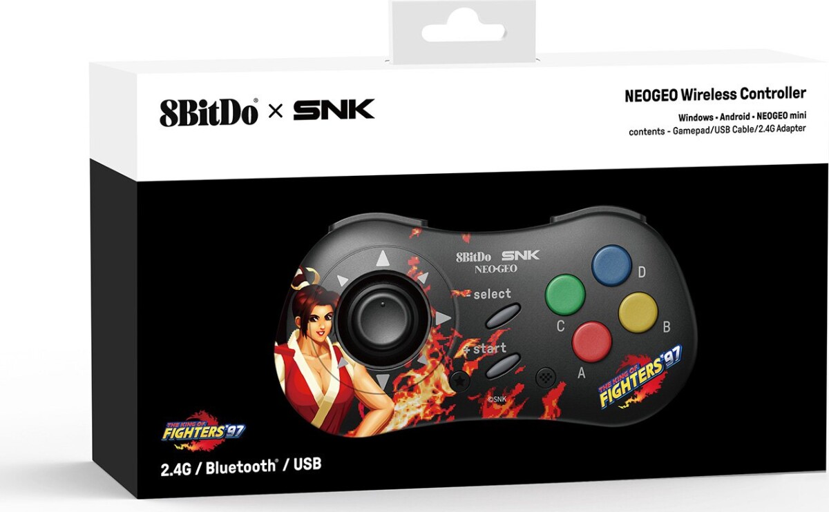 8bitdo - Neogeo - Trådløs Controller Til Android - Mai Shiranui | Se tilbud og køb på Gucca.dk