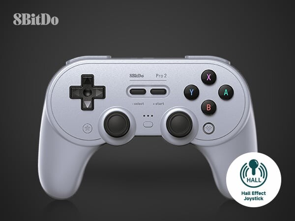 8bitdo - Pro 2 - Controller Til Switch Pc Android Mac - Grå | Se tilbud ...