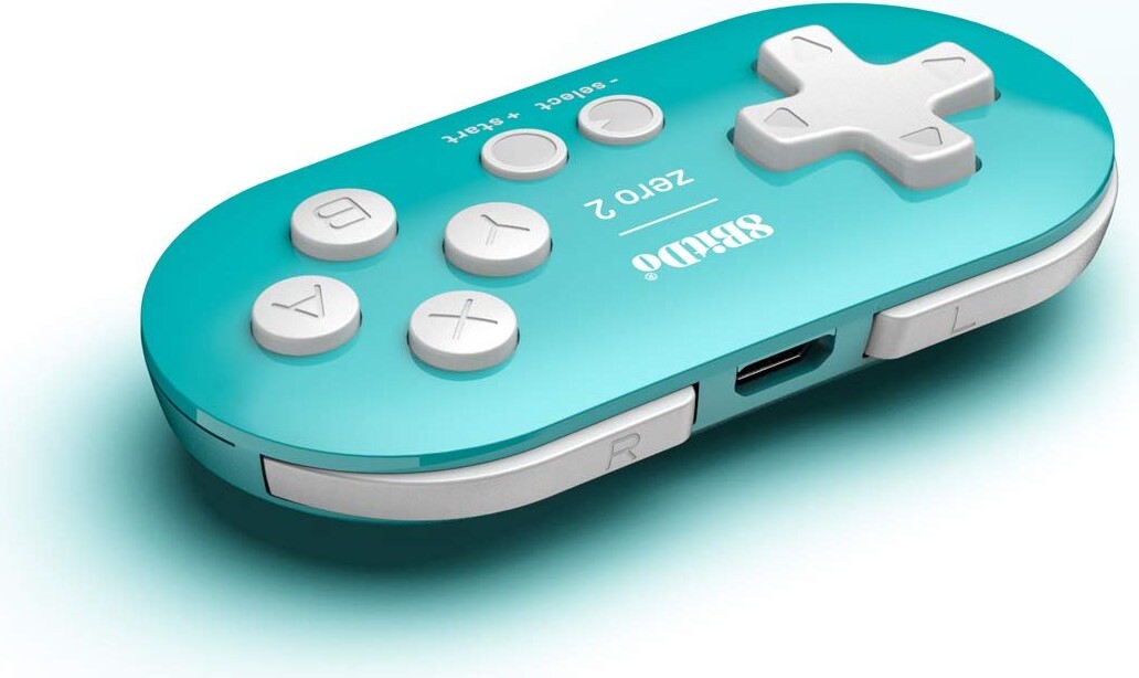 Køb 8bitdo - Zero 2 - Controller Til Pc Switch Android Mac - Turkisblå - Gucca.dk