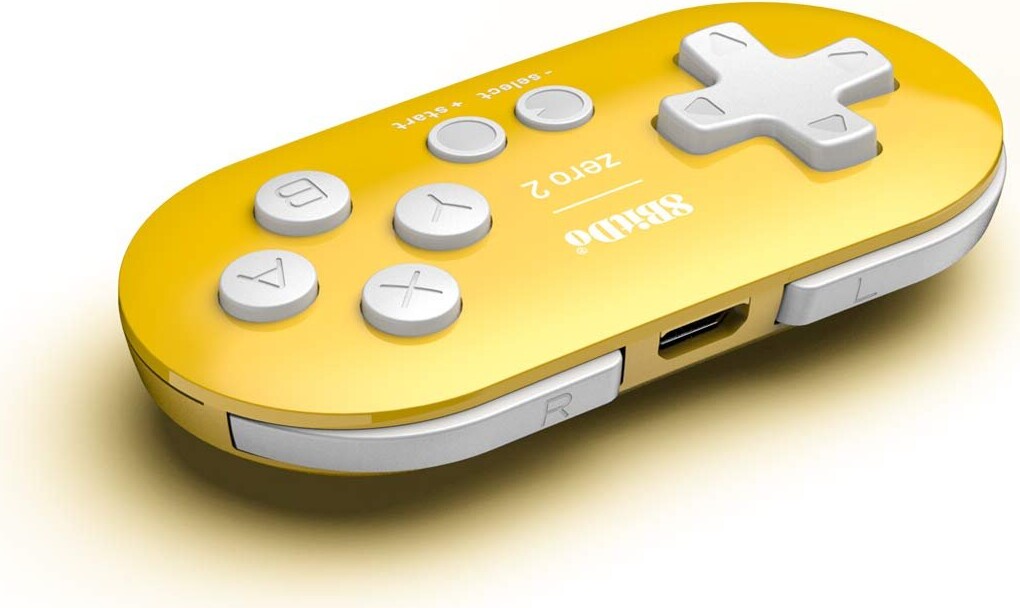 8bitdo Zero 2 Yellow Edition | Se tilbud og køb på Gucca.dk