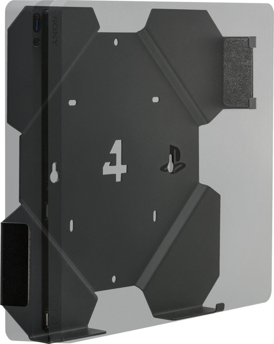 Køb 4Mount - Wall Mount For Ps4 Slim - Black - Gucca.dk