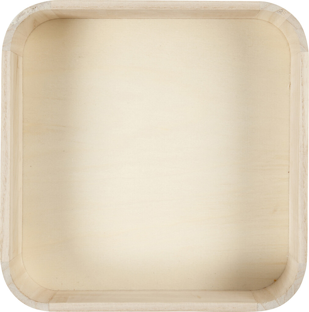 Køb Bakke - H 7 Cm - Str. 25x25 Cm - 1 Stk fra Creativ Company - Gucca.dk
