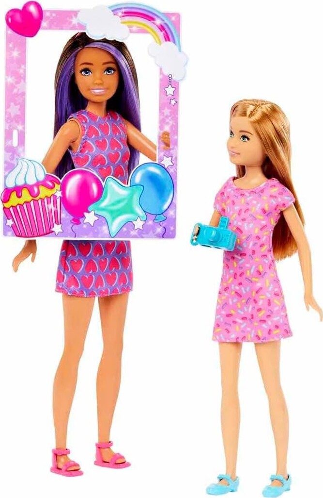 Køb Barbie - Celebration Fun - Birthday Skipper Og Stacie Dukke fra ...