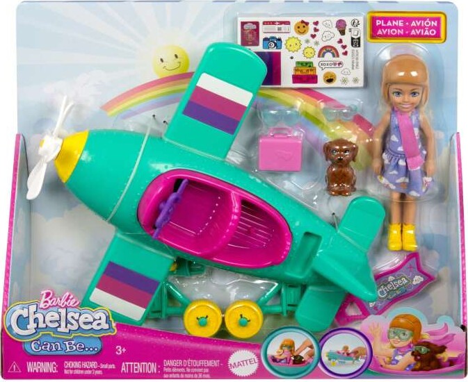 Køb Barbie - Chelsea Can Be - Fly Og Dukke Legesæt fra Mattel - Gucca.dk