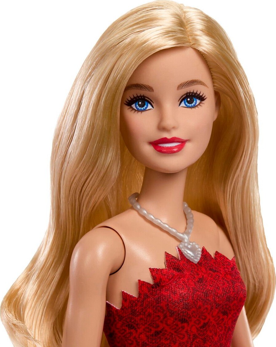 Køb Barbie - Fashionista Ruby Red - 80-års Jubilæum Dukke fra Mattel ...